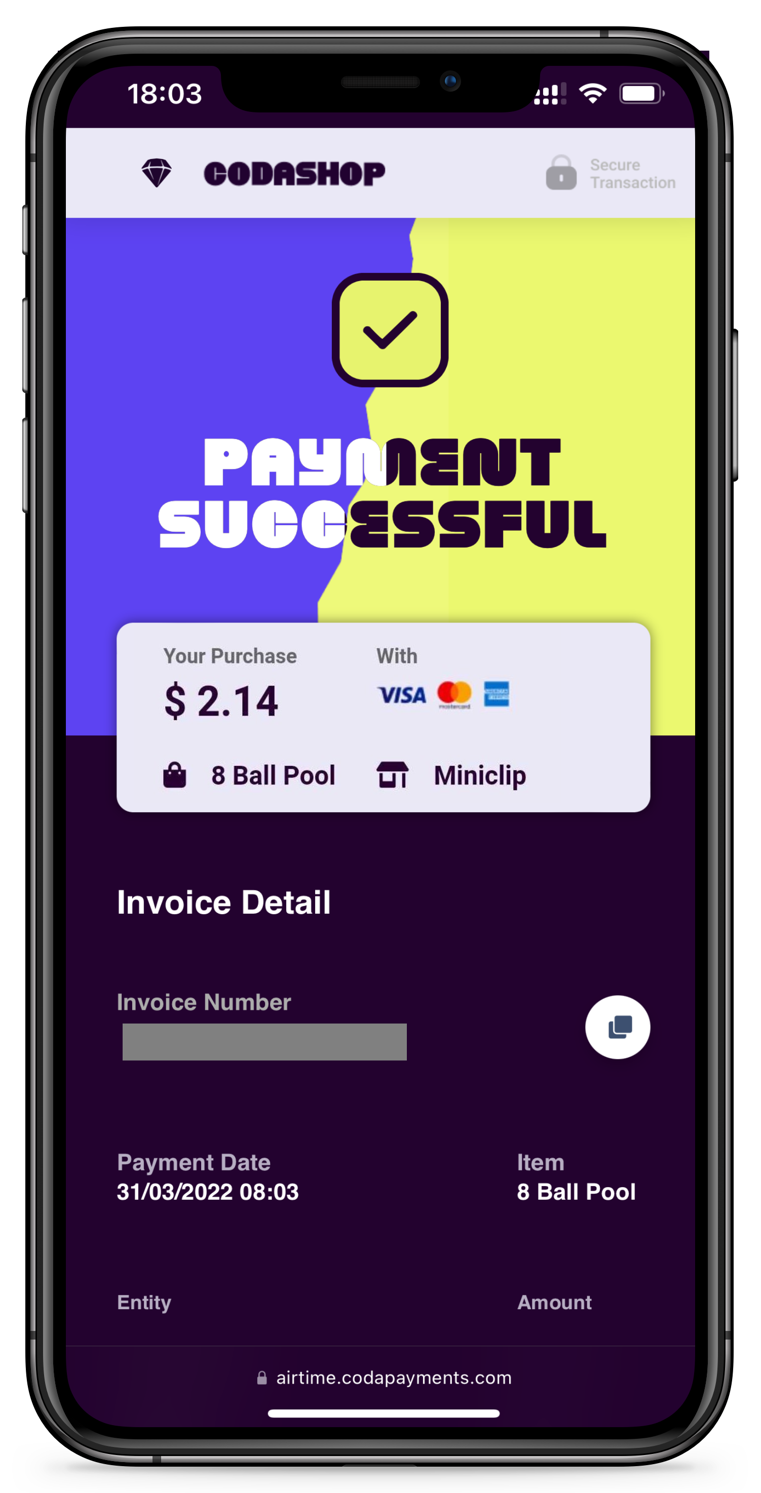 How to make a payment using Credit Or Debit Cards? – Codashop South Africa